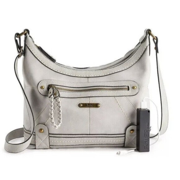 boc | Bags | Boc Dove Gray Rogerston Satchel Bag Shoulder Purse W ...